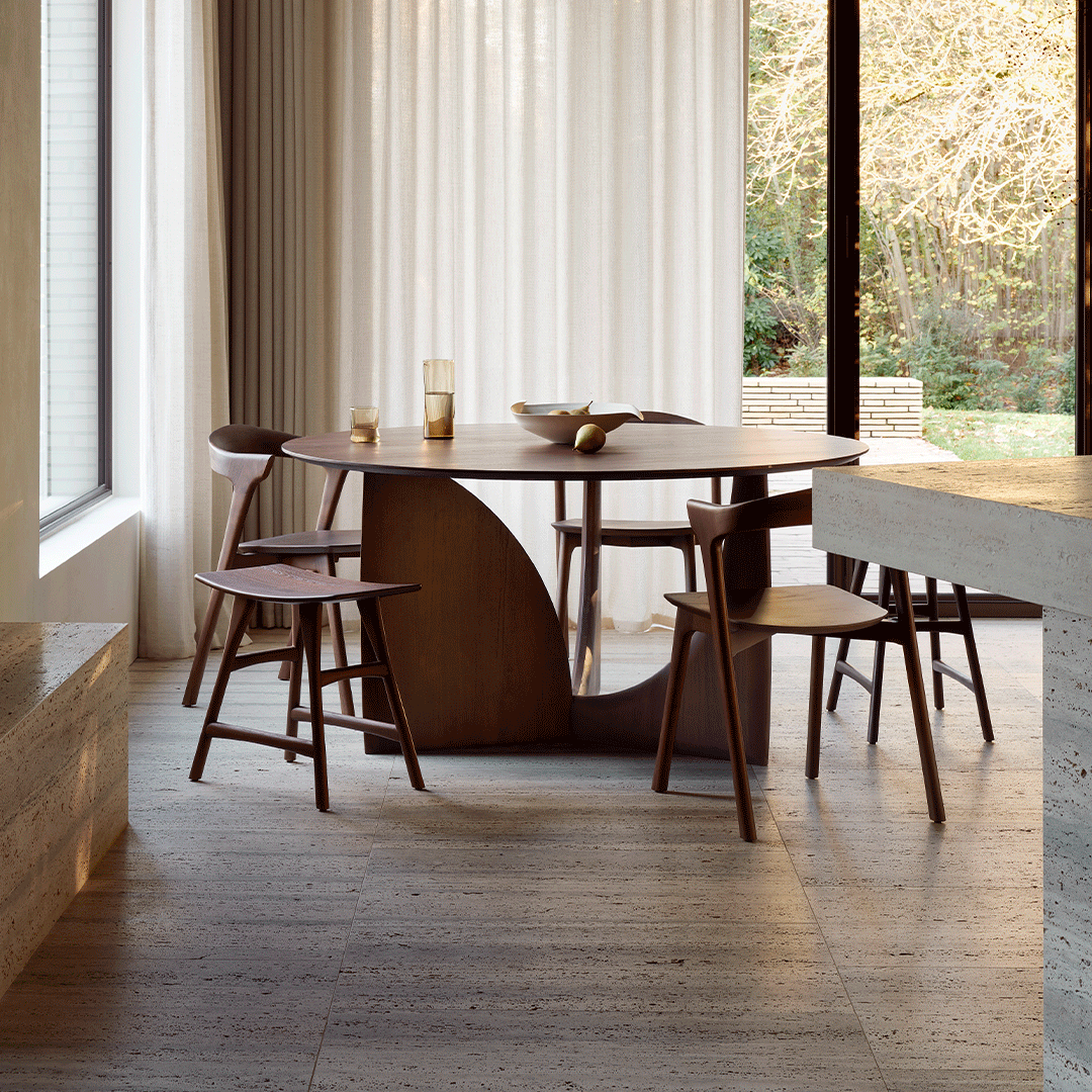The dining table